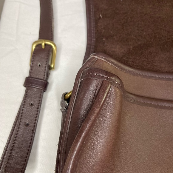 Coach | Bags | Vintage Coach Brown Leather Prairie Bag 9954 Crossbody ...